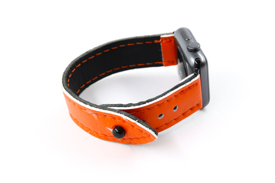 Anaheim Orange iWatch Band – Second String Leather Company
