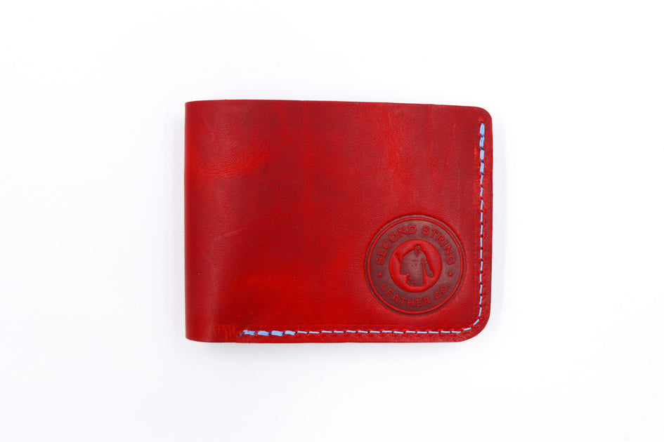 Washington All Caps 6 Slot Bi-Fold Wallet – Second String Leather Company