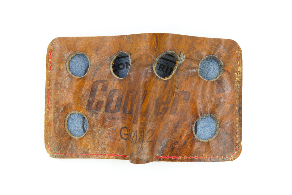 Waffle GM12 2 6 Slot Square Wallet – Second String Leather Company