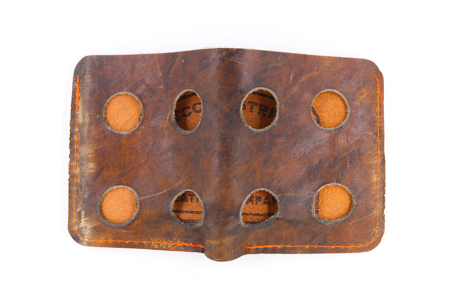 Waffle GM12 PF 6 Slot Square Wallet – Second String Leather Company