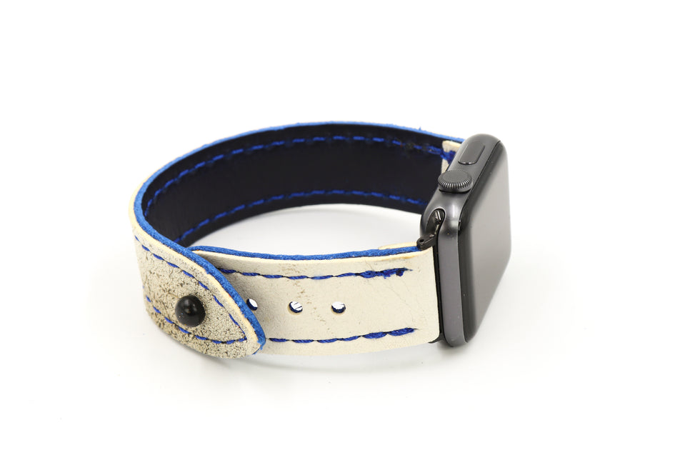 Vancouver White iWatch Band – Second String Leather Company