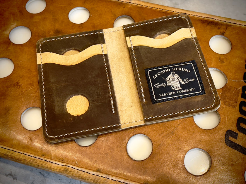 Waffle Board Wallet - Classic Brown – Second String Leather Company