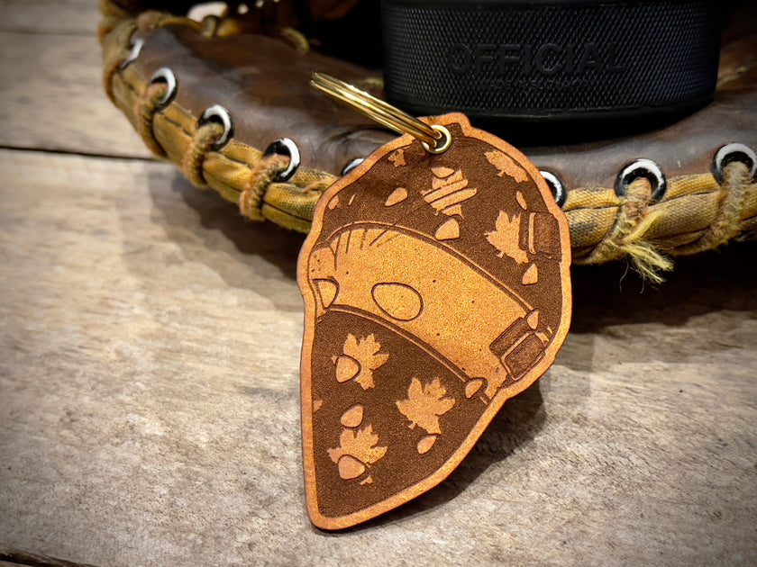Canada Goalie Mask Keychain – Second String Leather Company
