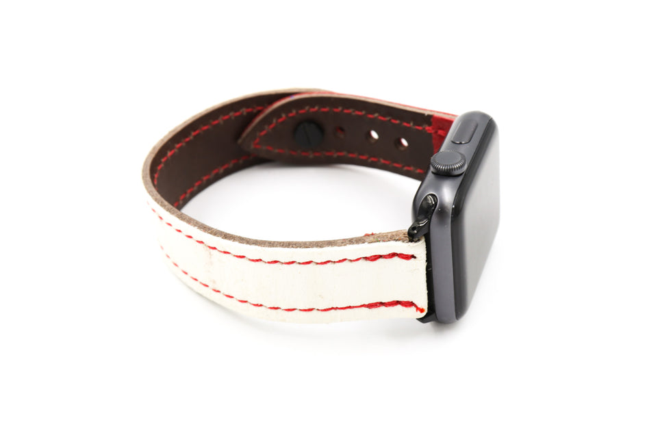 Cooper Red iWatch Band – Second String Leather Company