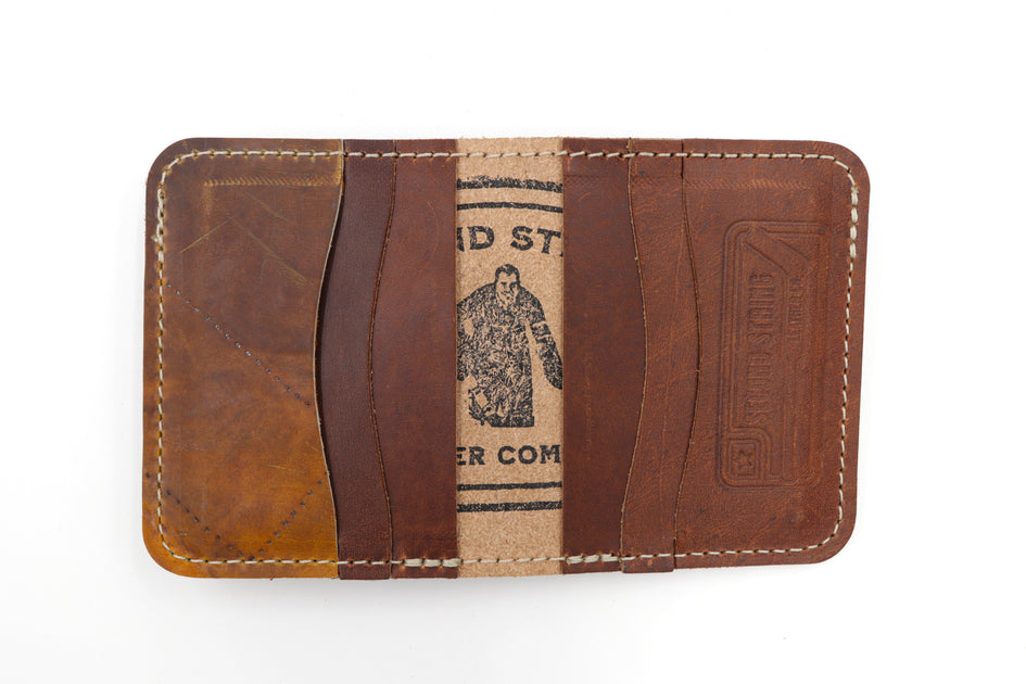 Cooper GM12 Waffle 6 Slot Square Wallet – Second String Leather Company