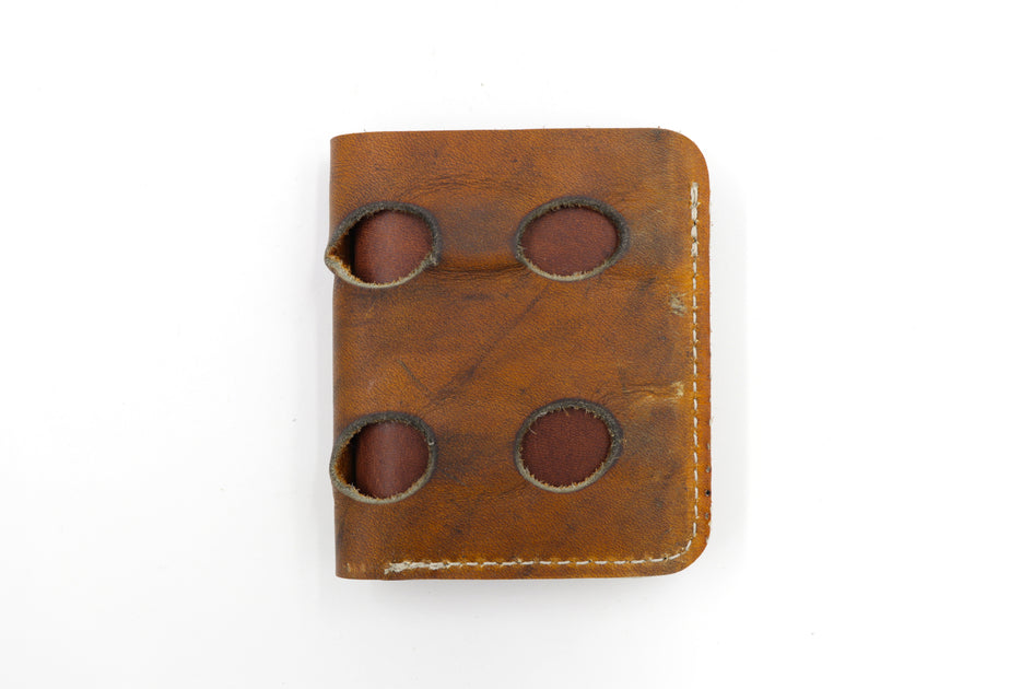 Cooper GM12 Waffle 6 Slot Square Wallet – Second String Leather Company
