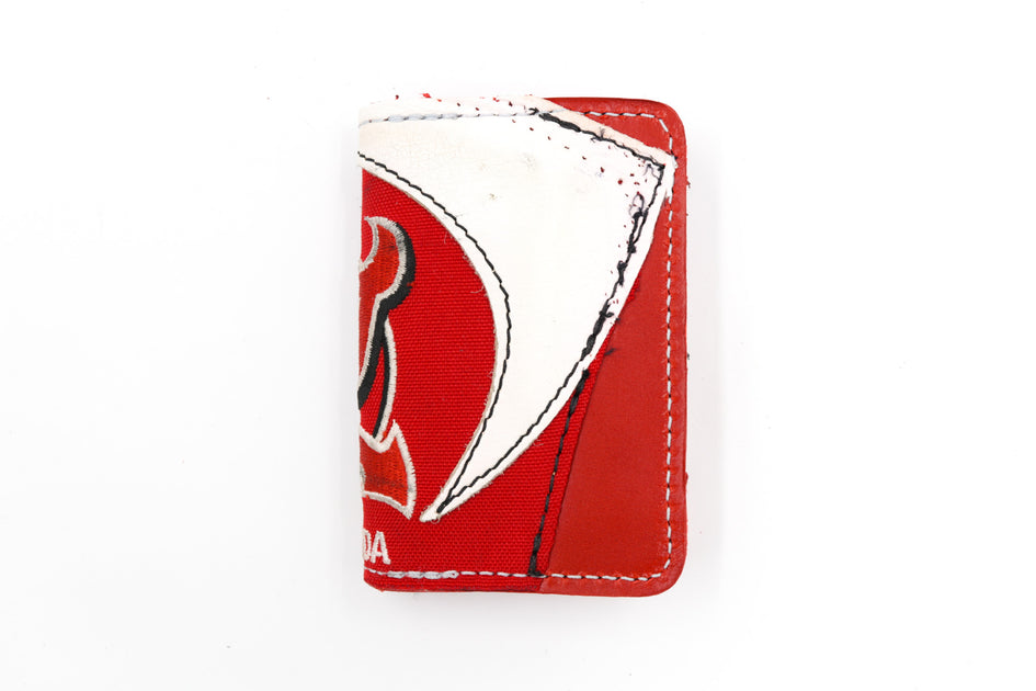 Heaton Helite Red 6 Slot Wallet – Second String Leather Company