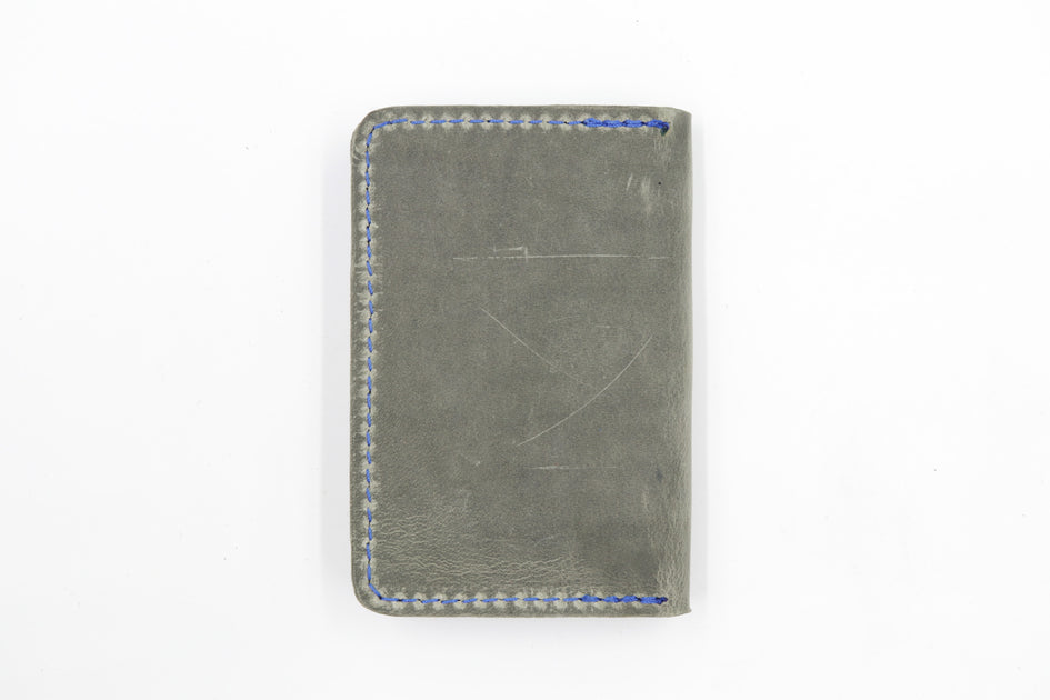 Heaton Helite Blue 6 Slot Wallet – Second String Leather Company