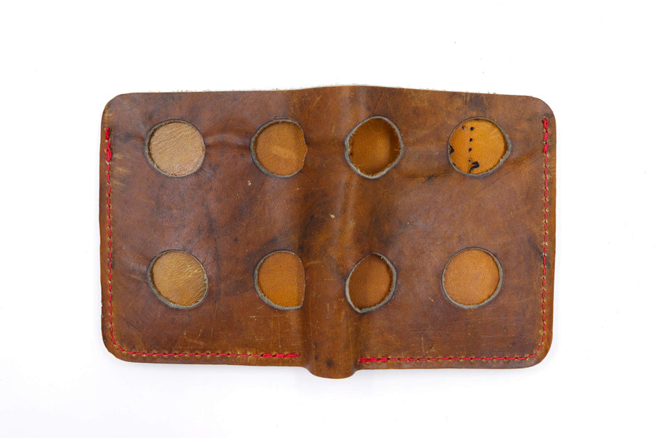 Cooper GM12 Waffle #2 6 Slot Square Wallet – Second String Leather Company