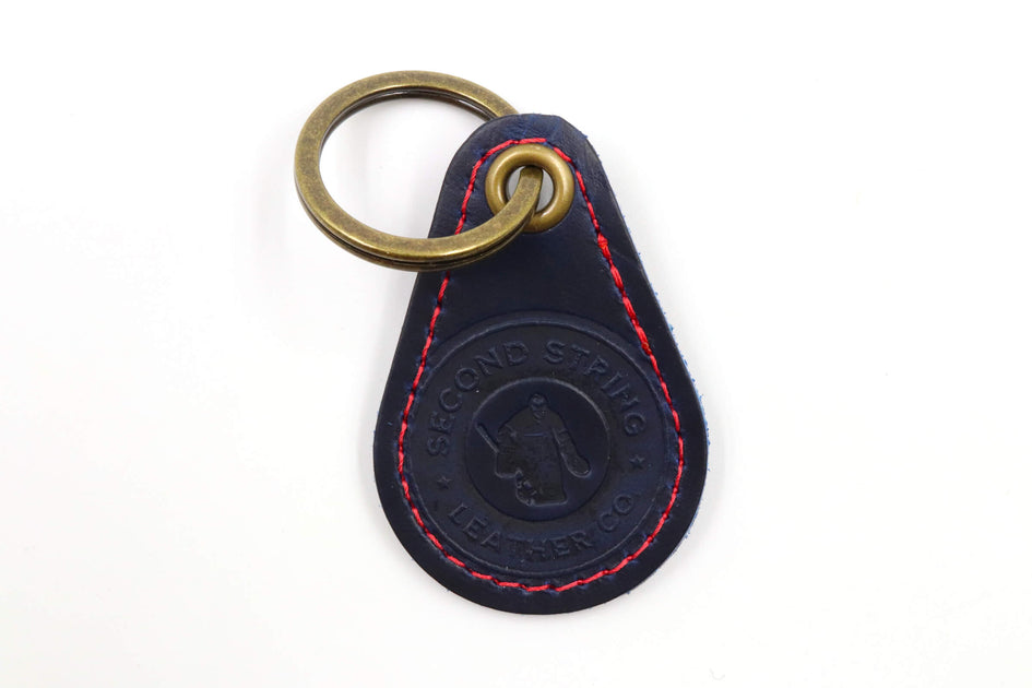 Zilla Collection Red/White Keychain – Second String Leather Company