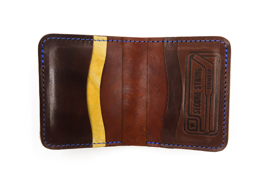 Cooper GM12 Waffle 3 6 Slot Square Wallet – Second String Leather Company