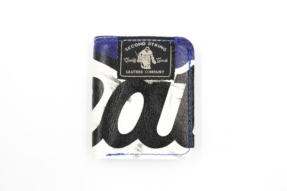 Heaton Helite Blue 6 Slot Square Wallet – Second String Leather Company