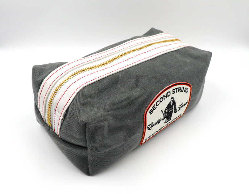 Vaughn - Howard Series White Bathroom Bag – Second String Leather Company