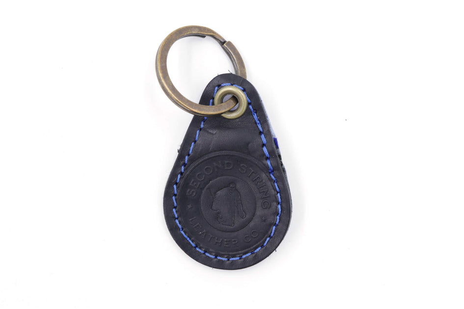 Blue Air Thief Black/Blue Keychain – Second String Leather Company