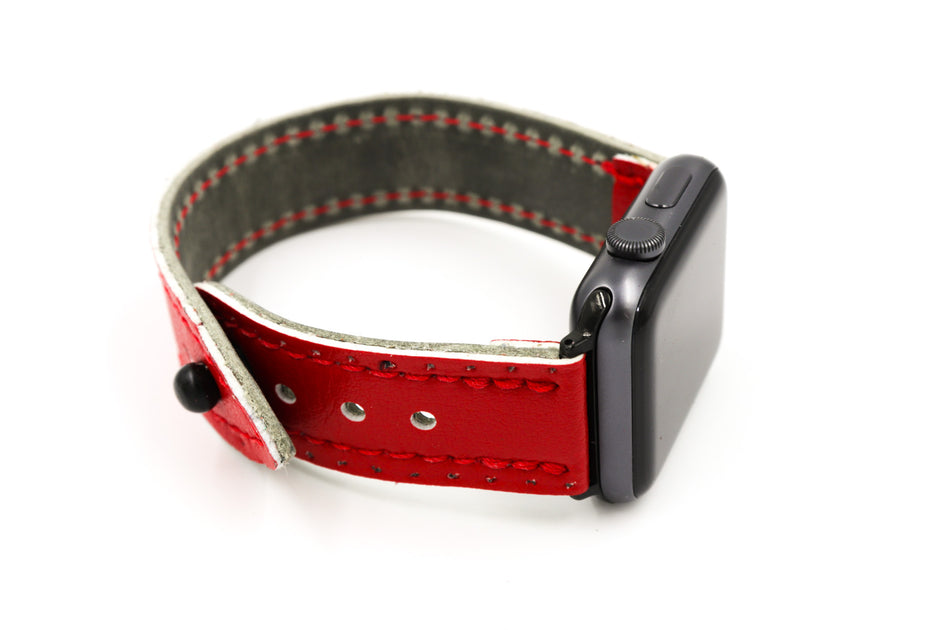 Woodward Ave Glove Red iWatch Band – Second String Leather Company