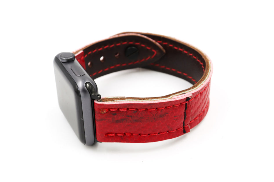 Vaughn Epic Red iWatch Band – Second String Leather Company