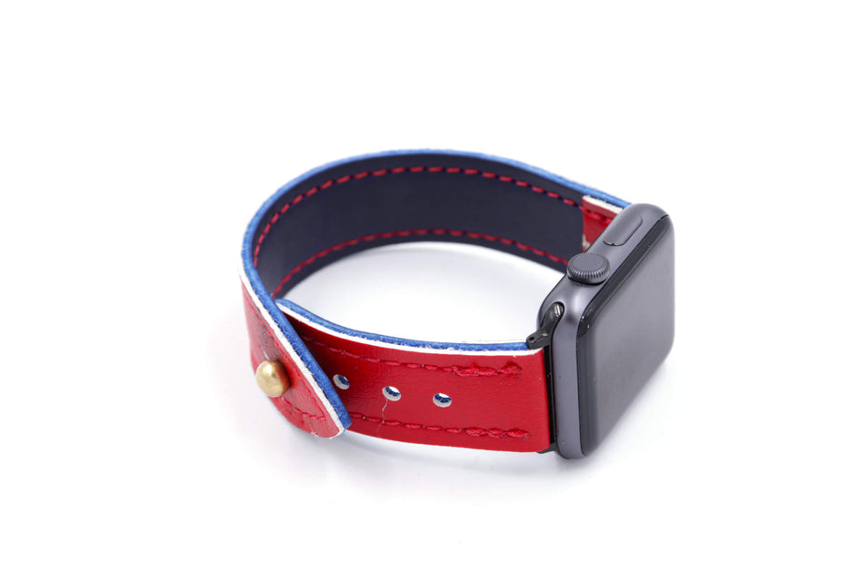Sunshine Collection Red iWatch Band – Second String Leather Company